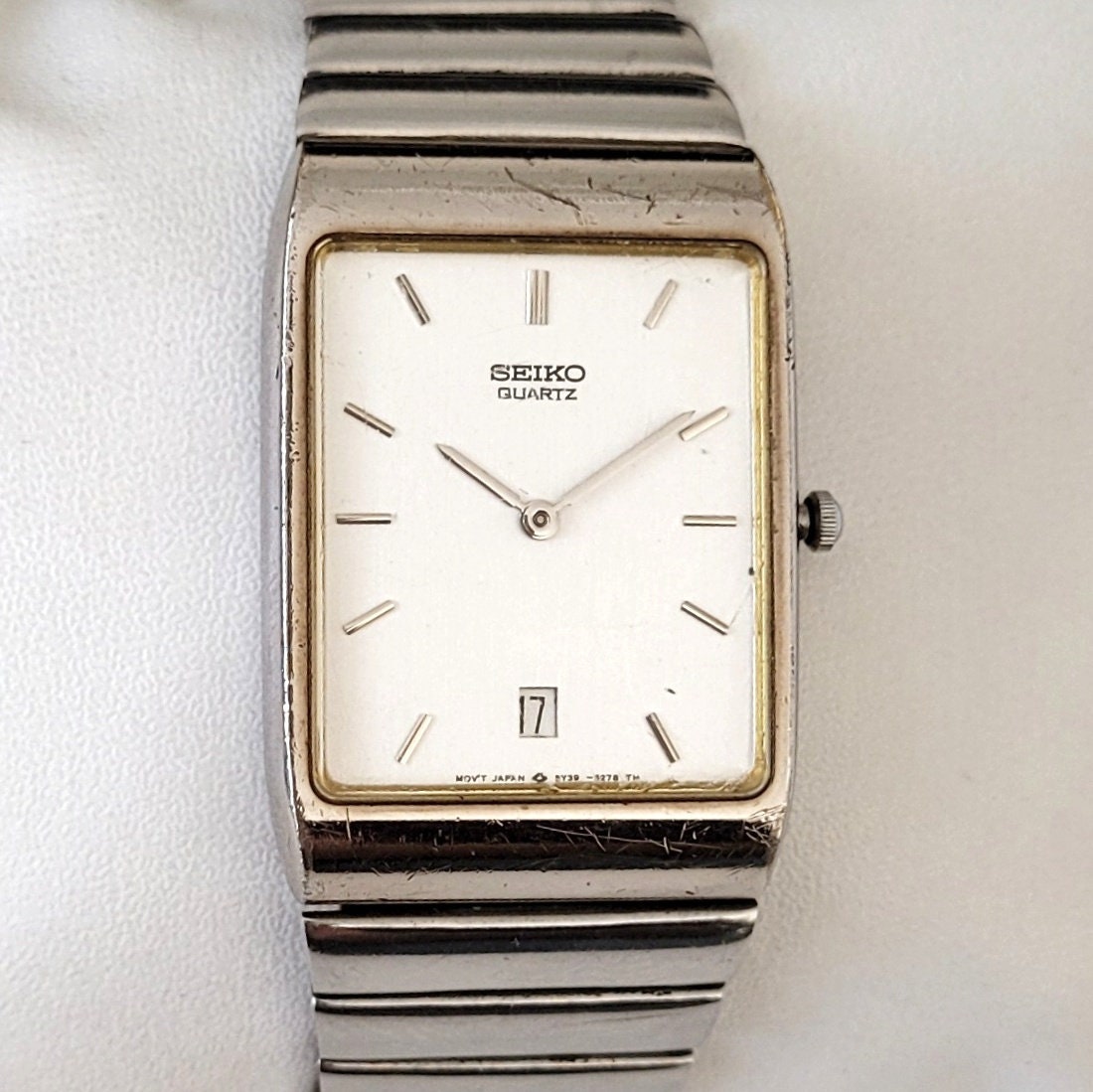 Vintage Seiko Tank 90s Ultra Rare - Etsy
