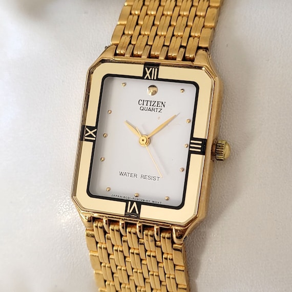 Vintage Citizen Tank 90s Last New! - Gem