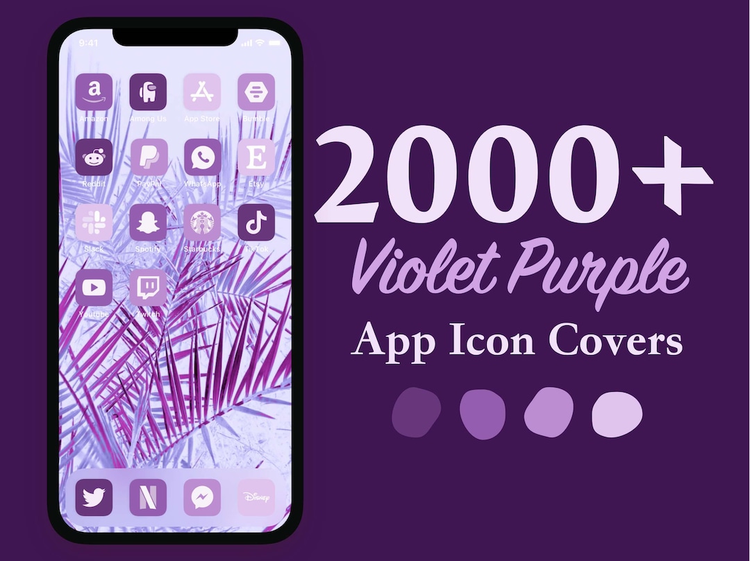 2 000+ Purple App Icons Bundle for your iOS Home Screen | Amazing ...