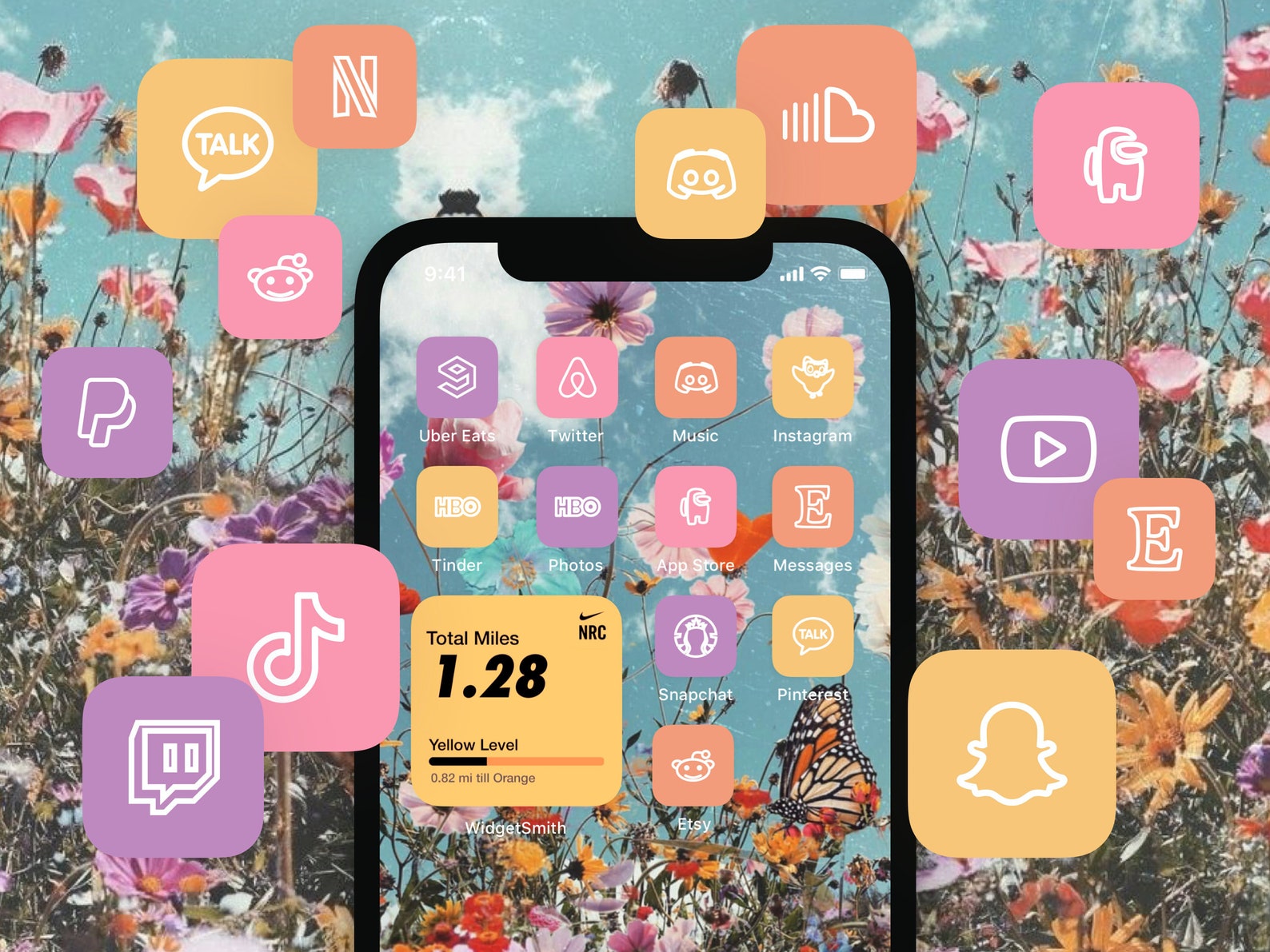 2 000 Unique Spring Ios App Icons Pack Fresh Natural and - Etsy