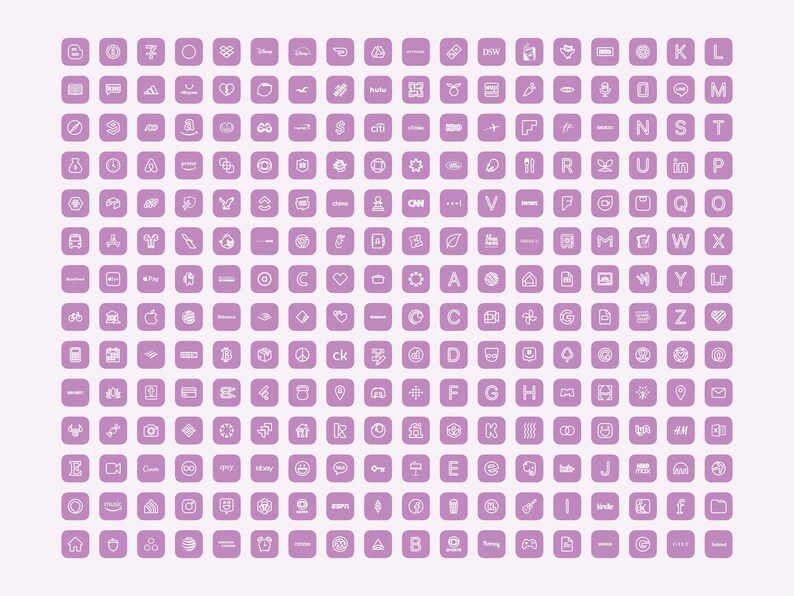 2 000 Unique Spring Ios App Icons Pack Fresh Natural and - Etsy