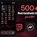 500 Red App Icon Covers for Ios Home Screen Iphone and Ipad | Etsy