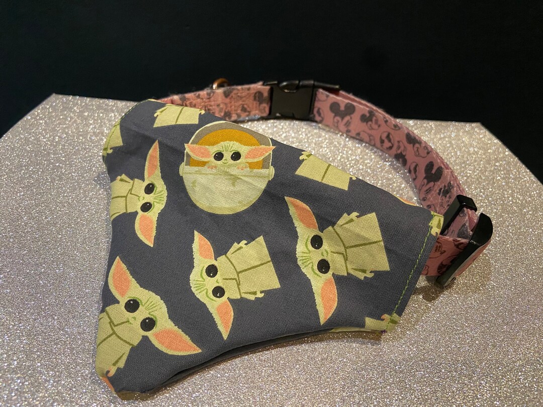 Grogu Baby Yoda Personalised Dog Bandanna - Etsy