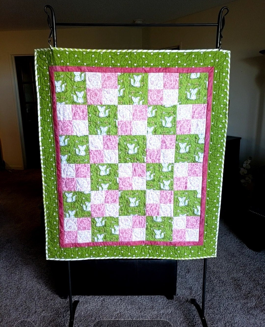 Quilt Kit Complete W/batting & Backing Beginner Friendly: Foxy Baby - Etsy