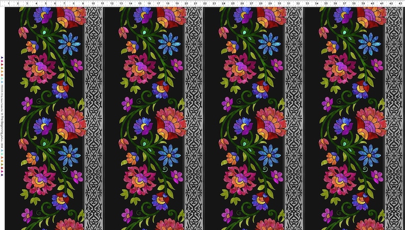 Prism II Border 2 Colors by Jason Yenter for in the Beginning Fabrics ...