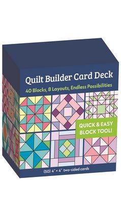 Quilt Builder Card Decks - Etsy