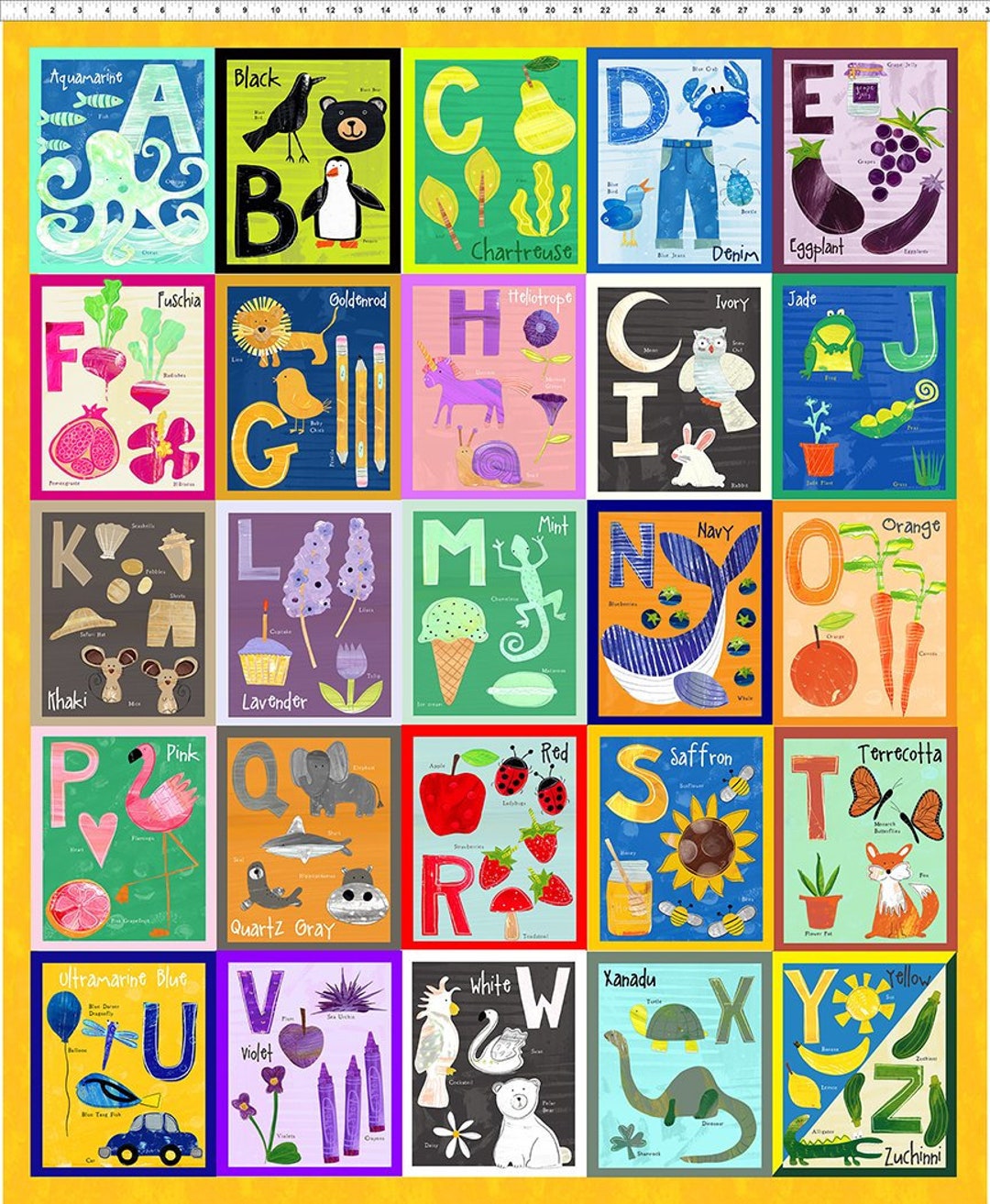 Abc's of Color Collection by Jennifer Heynen for in the Beginning ...