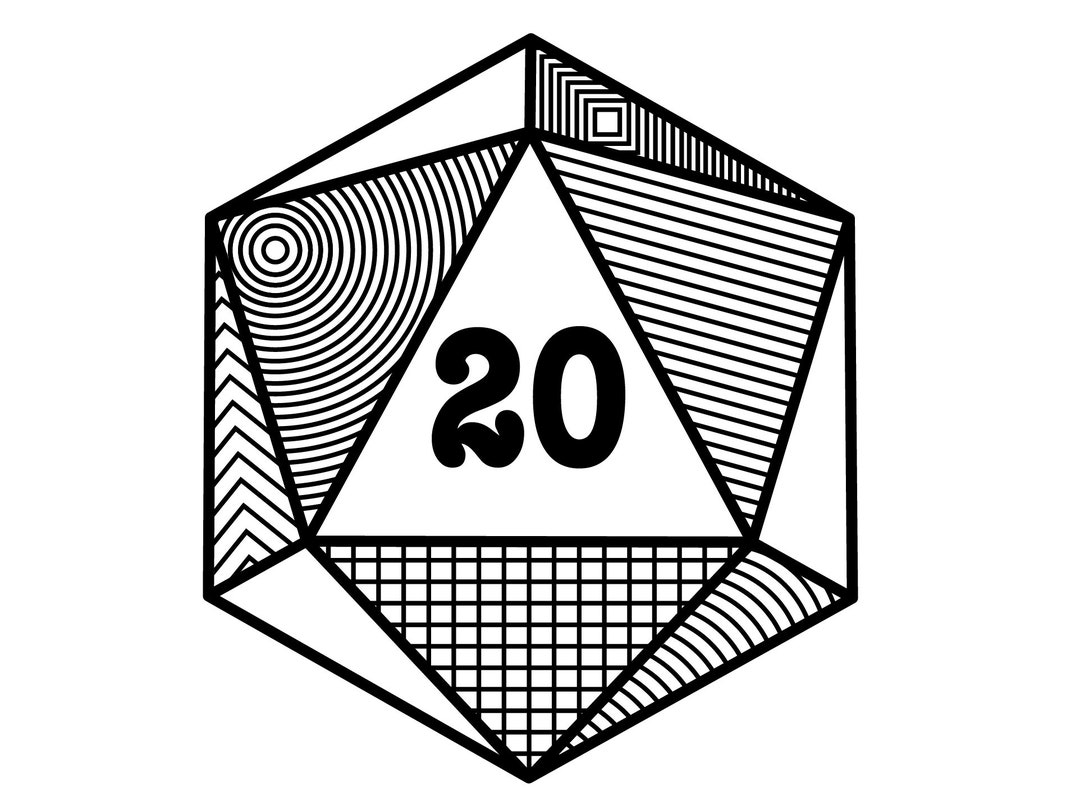 D20 Dnd Design - Etsy