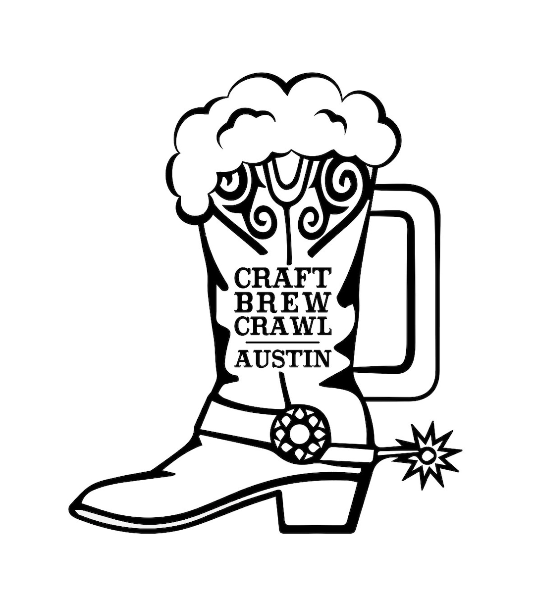 Austin Craft Brew Crawl Logo Digital SVG - Etsy