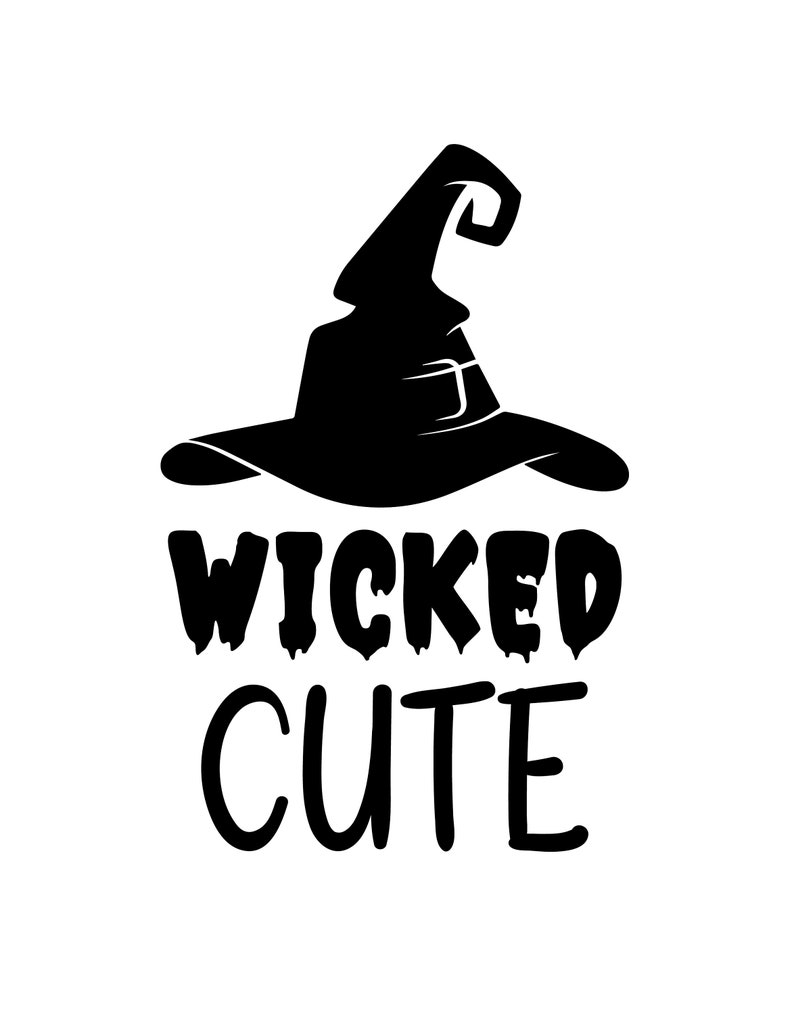 Wicked Cute Onesie Digital SVG - Etsy