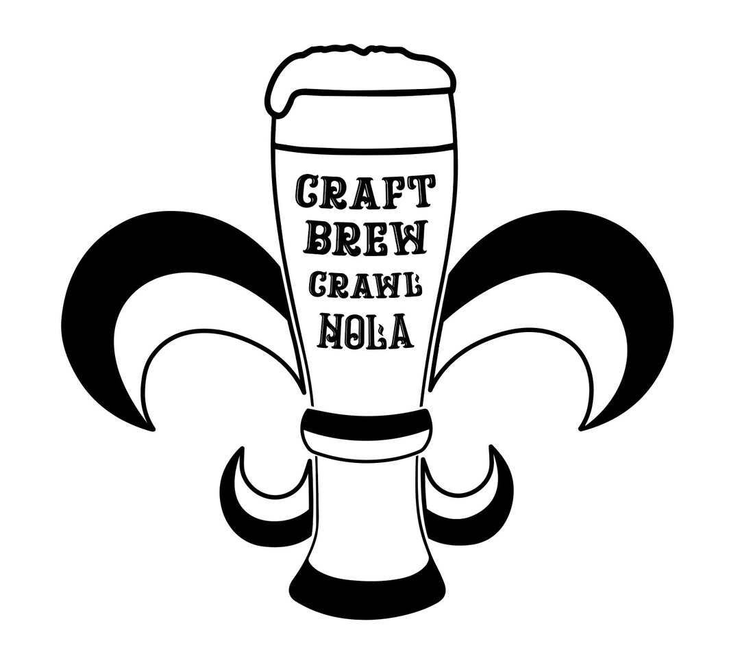 New Orleans Craft Brew Crawl Logo Digital SVG - Etsy