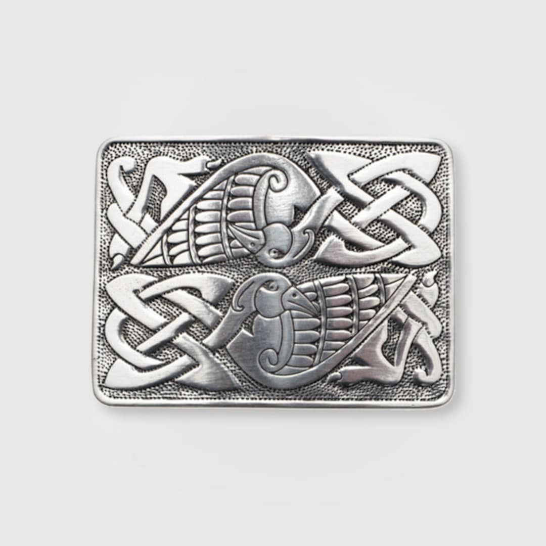 Celtic Bird Belt Buckle – Pewter - Etsy