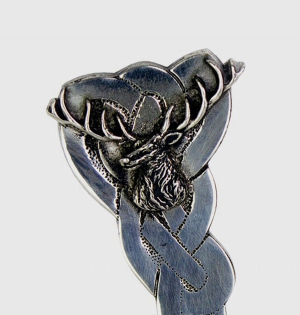 Pewter Stag Kilt Pin - Etsy