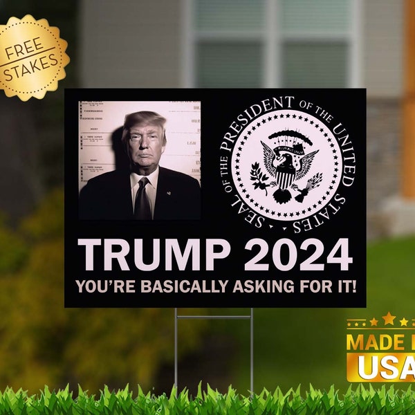 Trump 2024 Yard Sign - Etsy