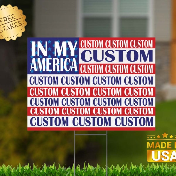 We Believe Conservative Yard Sign - Etsy