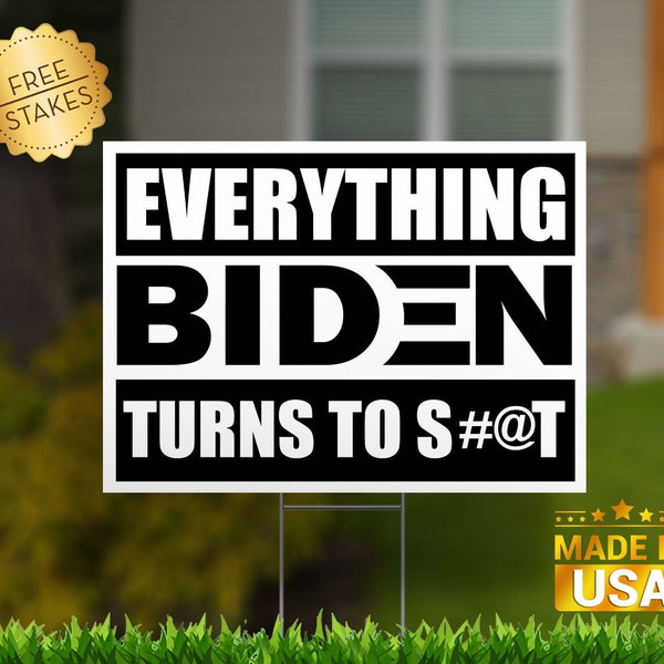 Woke Yard Sign - Etsy