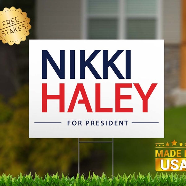 Nikki Haley Yard Sign - Etsy