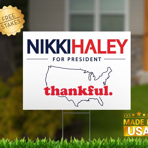 Nikki Haley Yard Sign - Etsy