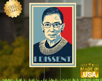 Rbg Yard Sign - Etsy