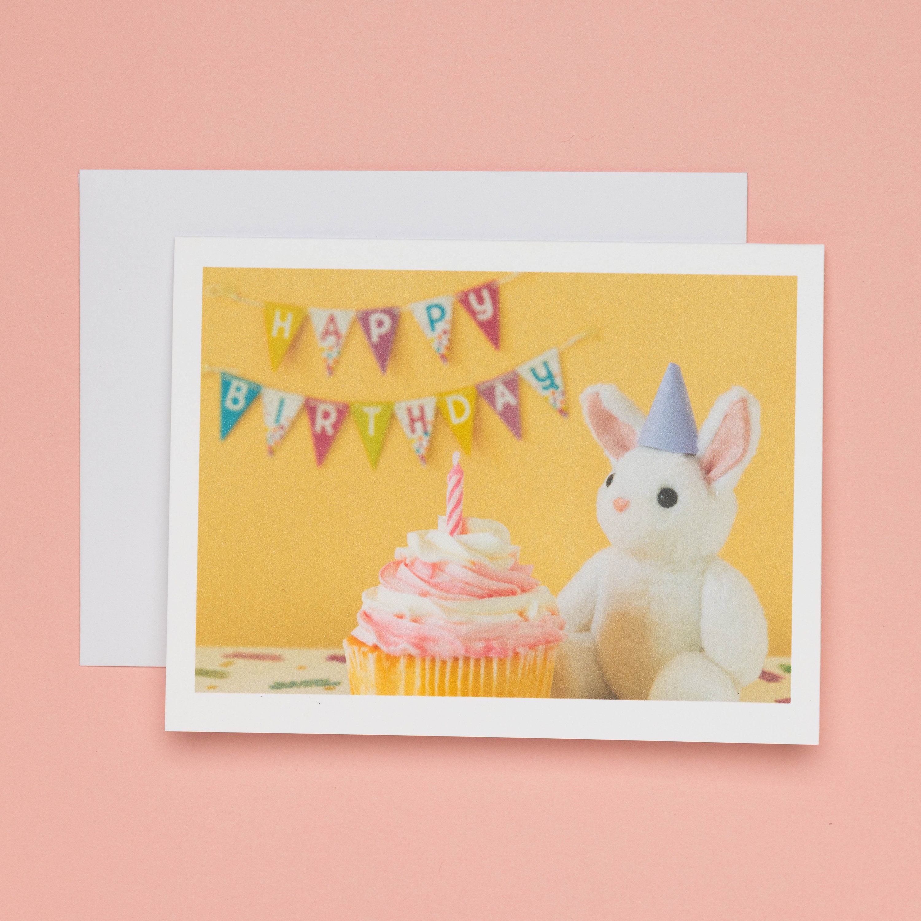 Cute Bunny Rabbit Birthday Card for a Friend - Etsy