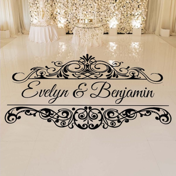Wedding Floor Decal - Etsy