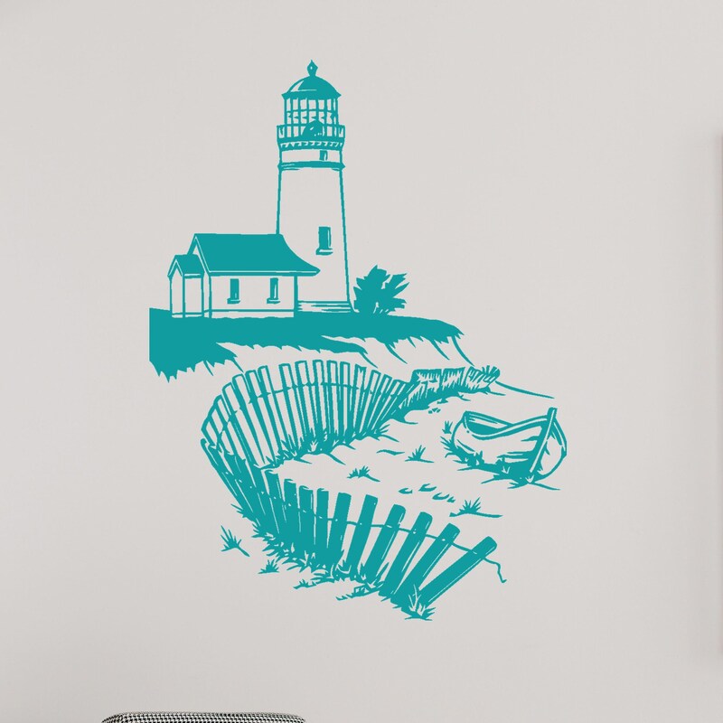 Lighthouse Wall Decal - Etsy
