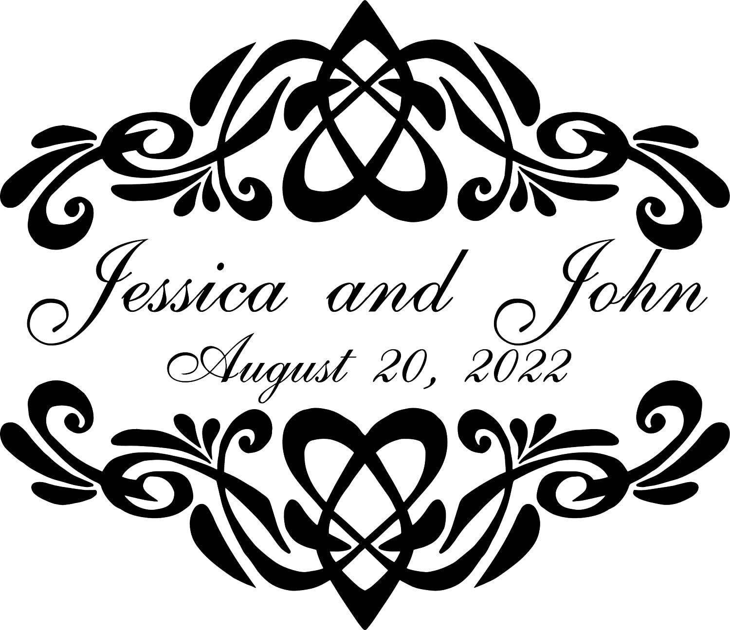 Custom Wedding Dance Floor Decal: Personalized Reception Decor - Etsy