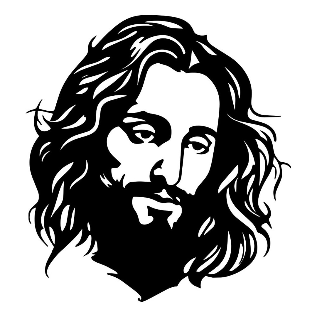 Inspirational Moments: Jesus Vinyl Decal - Christian Wall Sticker for ...