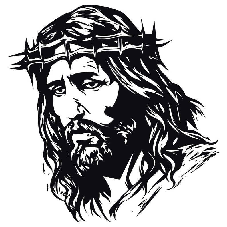 Sacred Symbols: Jesus Wall Decal Christian Vinyl Sticker for - Etsy