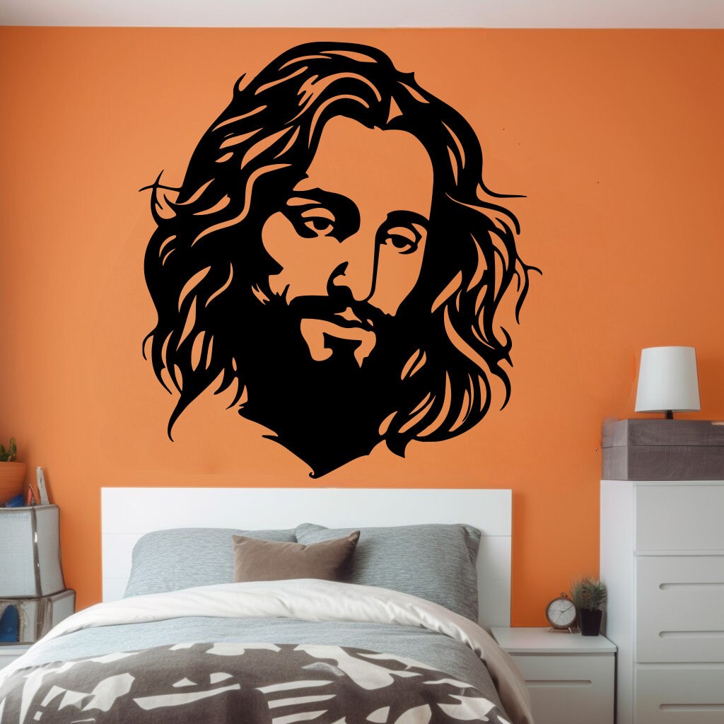 Inspirational Moments: Jesus Vinyl Decal Christian Wall - Etsy