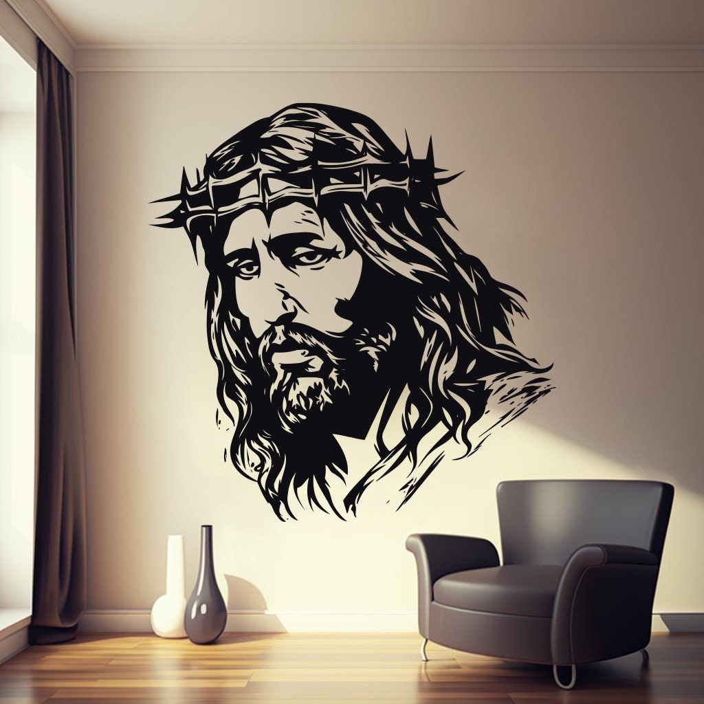 Sacred Symbols: Jesus Wall Decal Christian Vinyl Sticker for - Etsy Canada