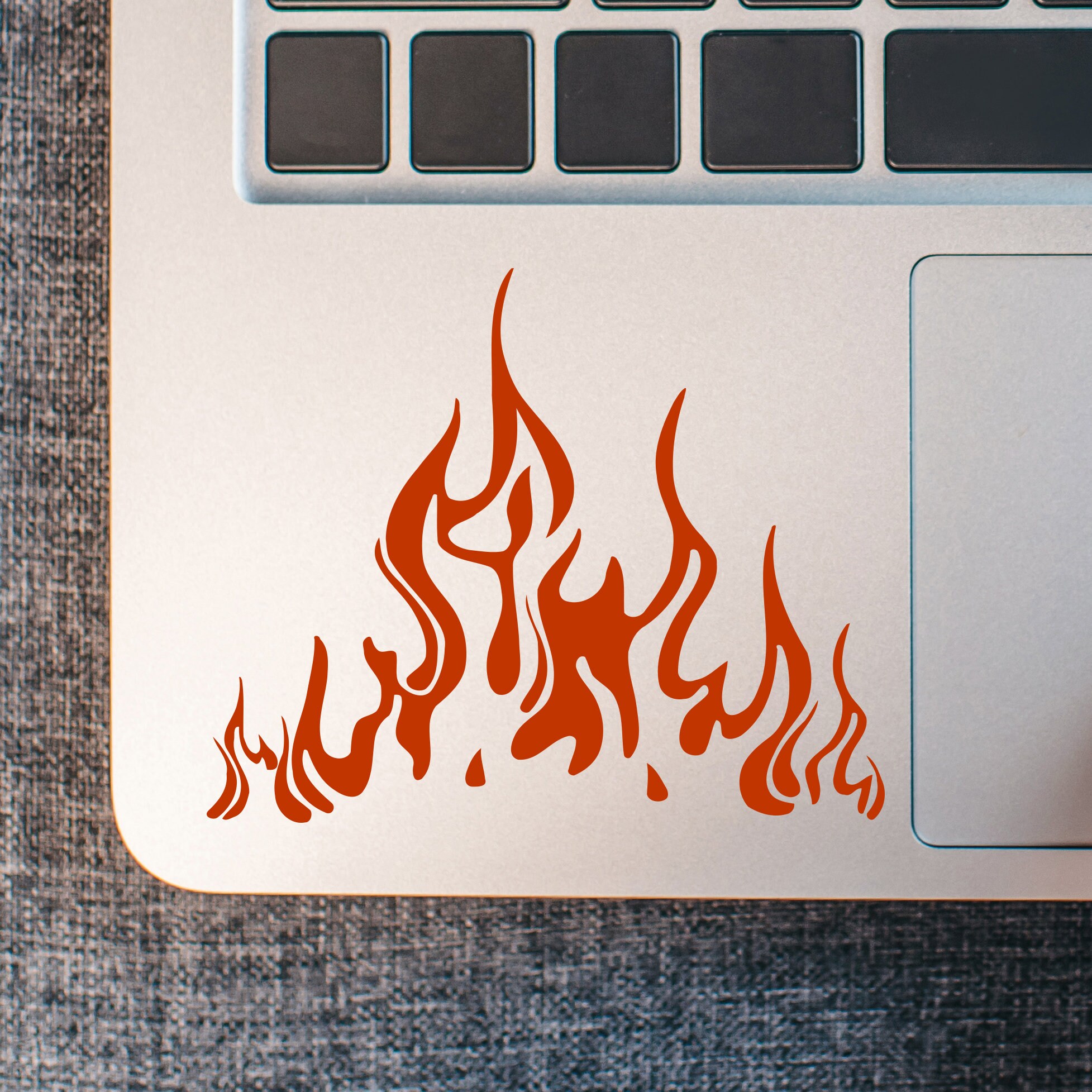 Wall Vinyl Decal Special Decals Fire Flame Decal Sticker Fireplace Home ...