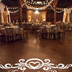 Decal for Dance Floor – Wedding and Bday Dance Floor Decal – Custom ...
