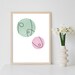 Abstract Blush Pink and Sage Green Art Print, Watercolor Painting ...