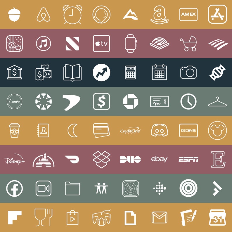 Uptown Girl Aesthetic 300 Aesthetic Custom Themed App Icons - Etsy