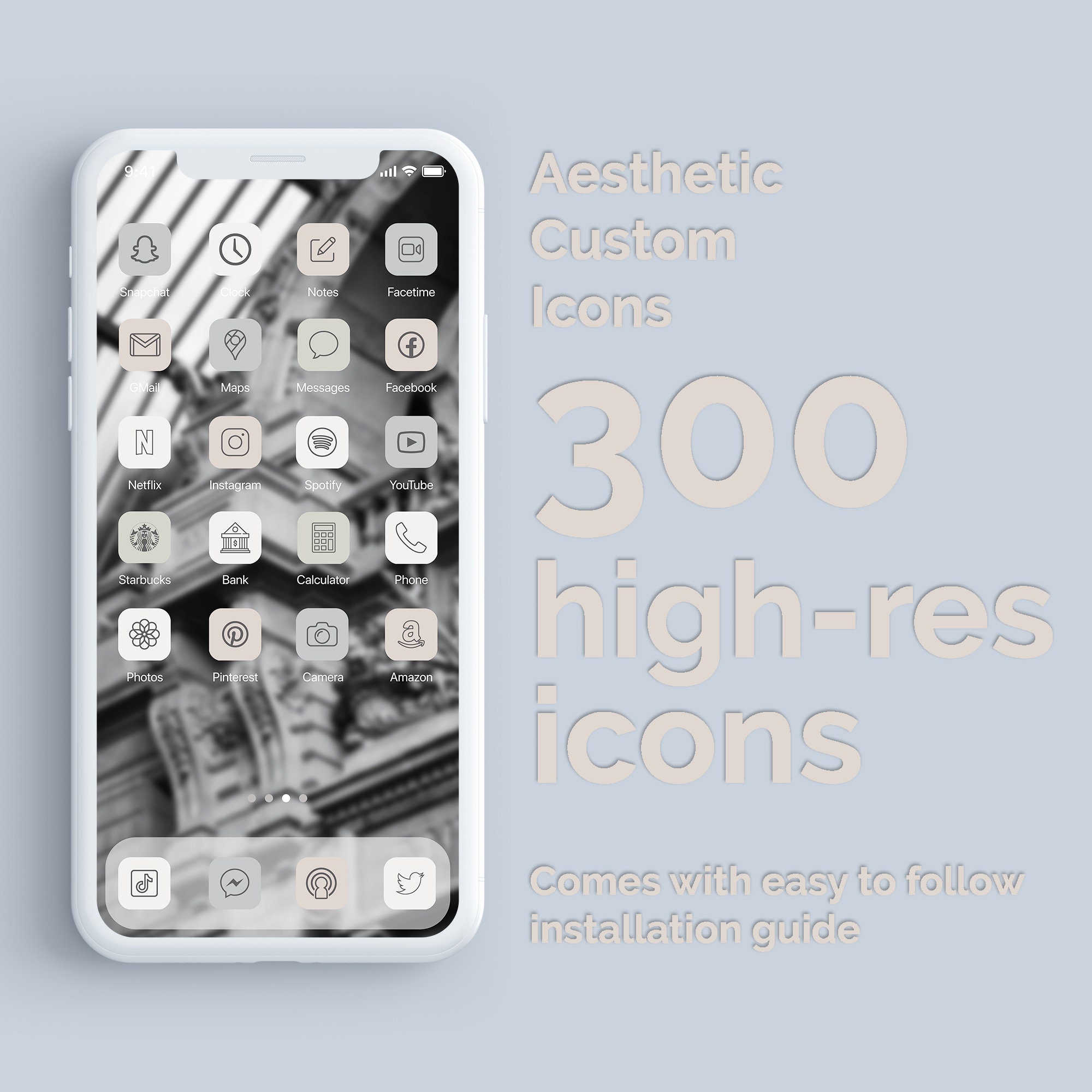 Subdued Boho Aesthetic 300 Aesthetic Custom Themed App icons - Etsy España