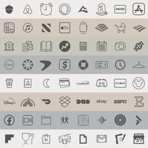 Subdued Boho Aesthetic | 300 Aesthetic Custom Themed App Icons Pack ...