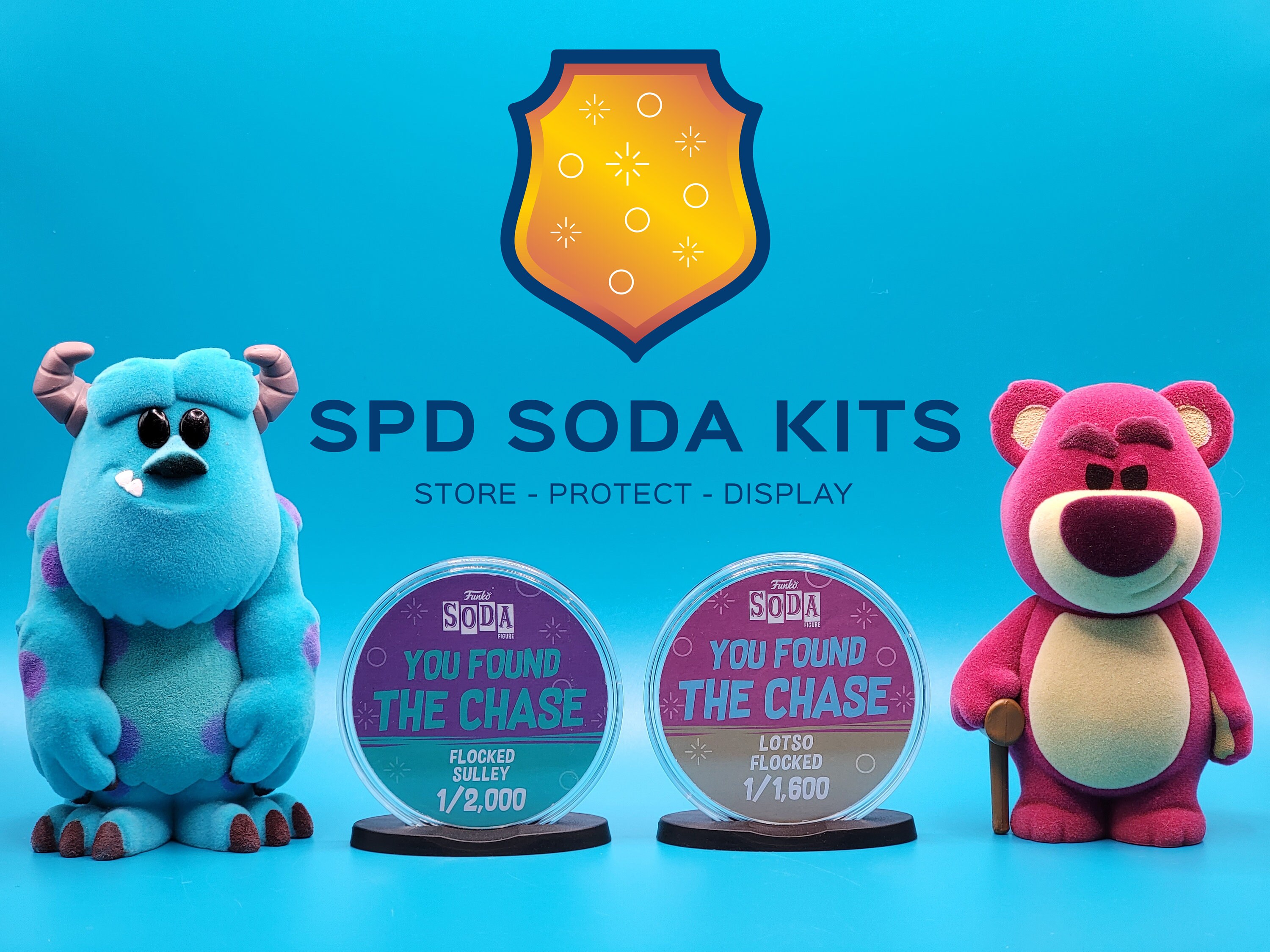 SPD Funko Soda Kit 10-pack: Original Pog Protector + Stand Funko Soda ...