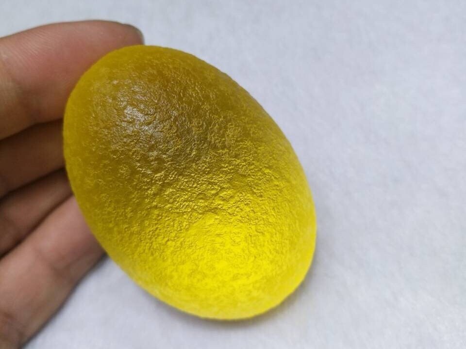 Yellow Gem Moldavite Meteorite Egg Impact Glass Czech 120g - Etsy