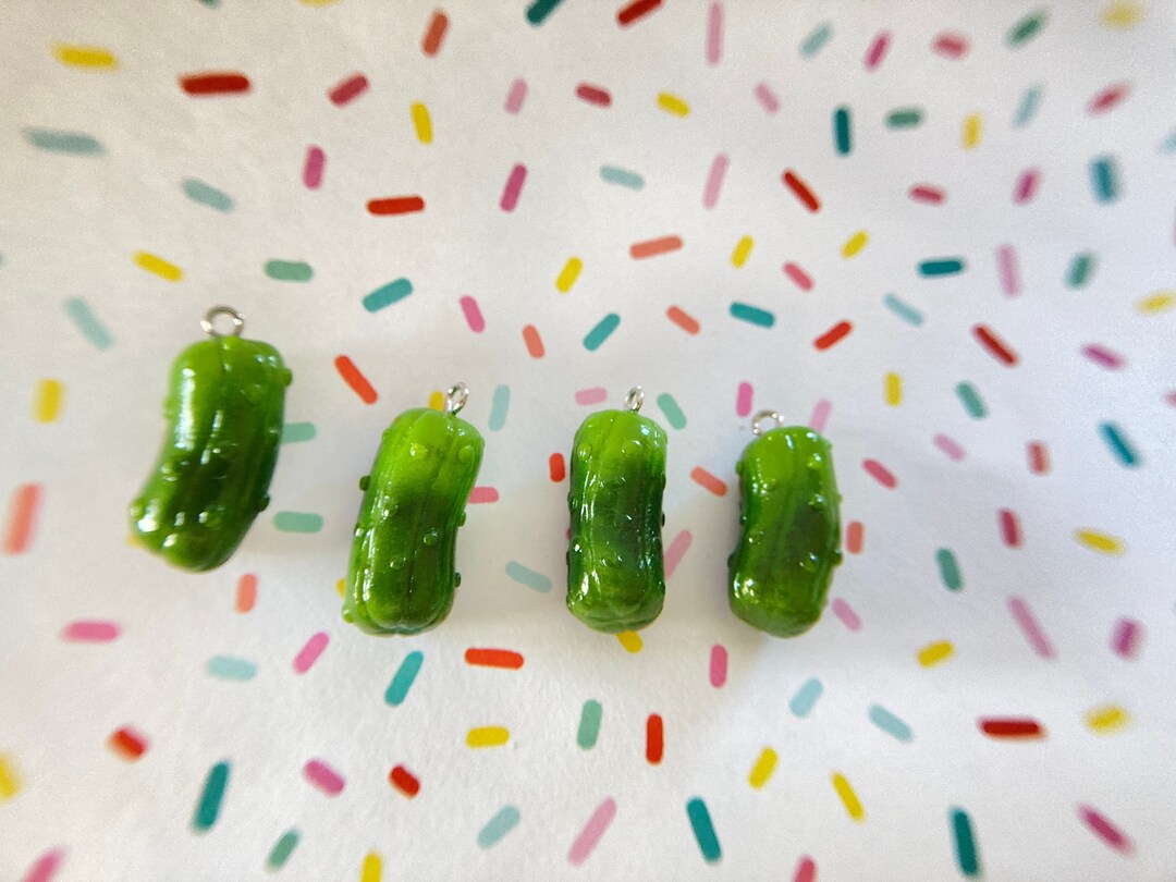 Pickle, Pickle Charm, Pickle Necklace, Food Jewelry - Etsy