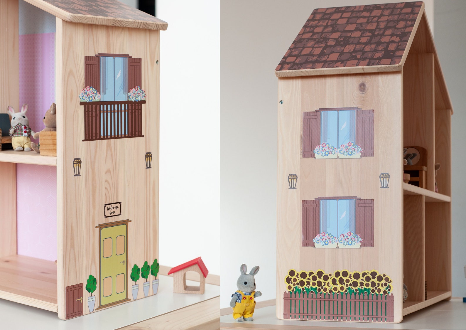 Flisat House Facade Stickers Flisat Dollhouse Window - Etsy