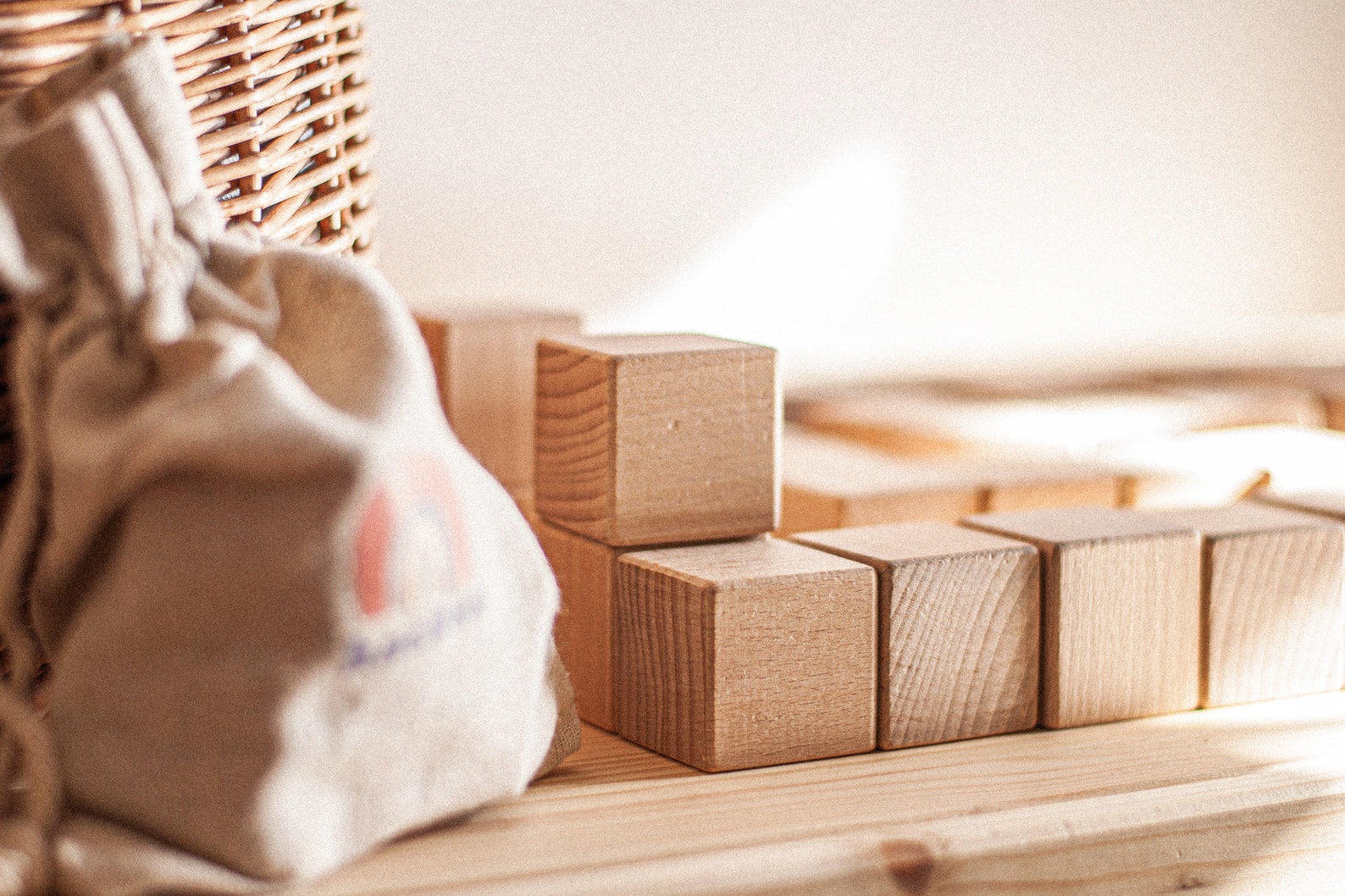 Wooden Blocks Wood Blocks Solid Wood Blocks Natural Wood | Etsy