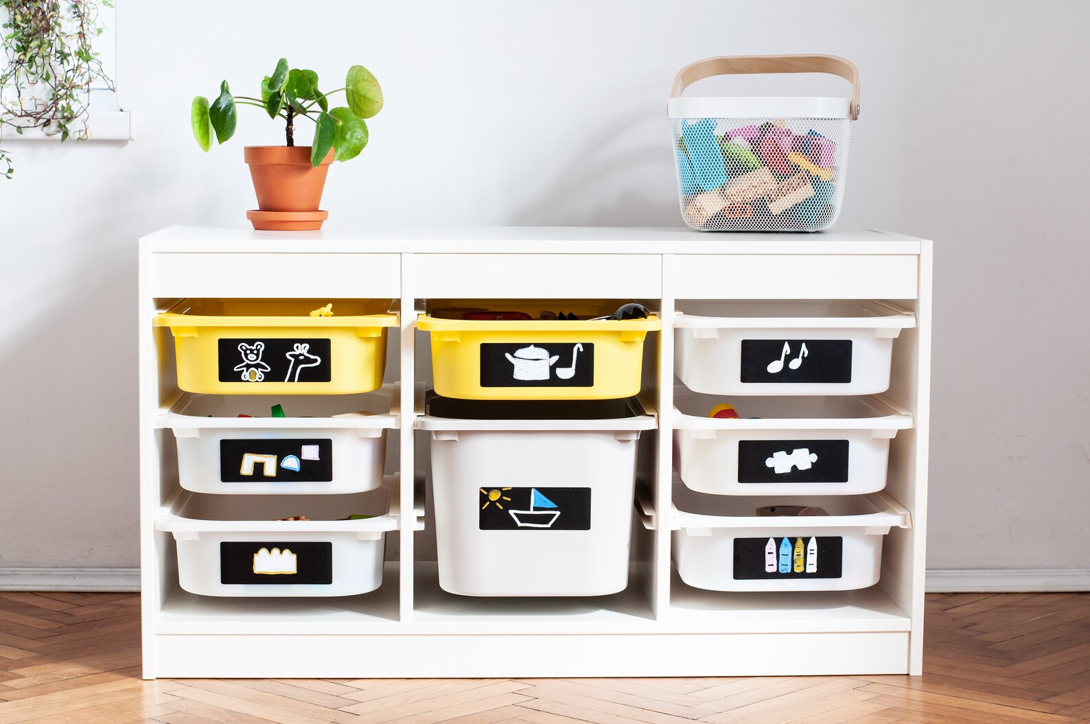 Chalkboard Stickers for Ikea Trofast, Trofast Blackboard Labels, Ikea ...