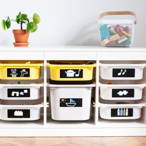 Chalkboard Stickers for Ikea Trofast, Trofast Blackboard Labels, Ikea ...