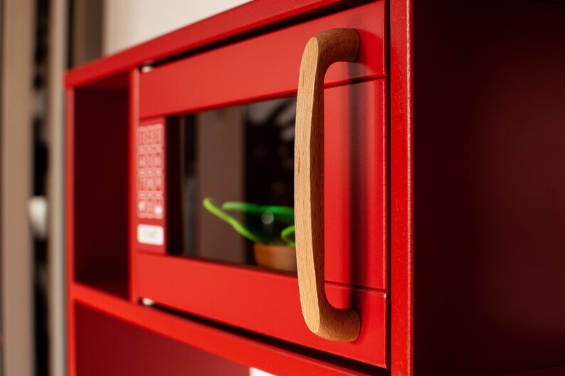 Red Ikea Duktig Sticker Set - Dishwasher, Oven and Microwave, Ikea ...