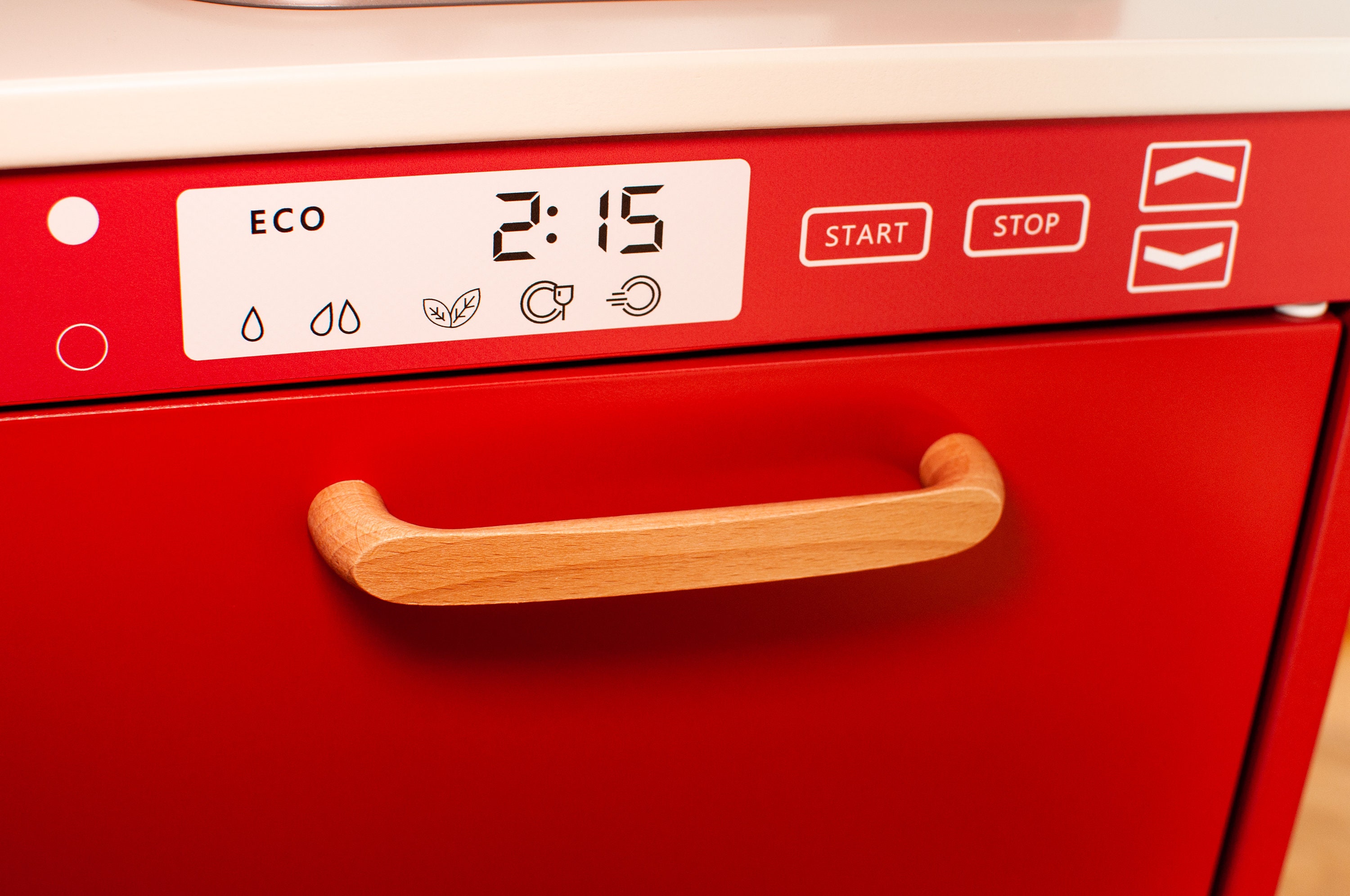 Red Ikea Duktig Sticker Set - Dishwasher, Oven and Microwave, Ikea ...