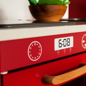 Red Ikea Duktig Sticker Set - Dishwasher, Oven and Microwave, Ikea ...
