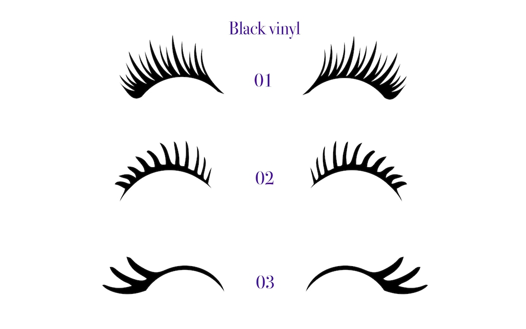Vinyl Eyelashes for Figures - Etsy