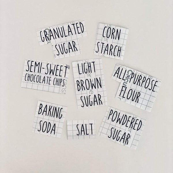 Flour Label - Etsy