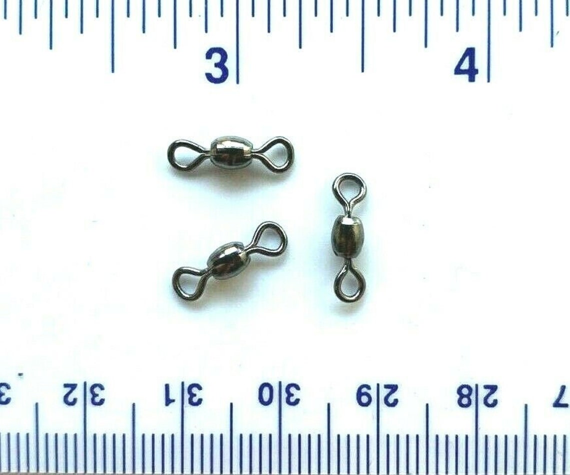 100 or 1000 GT Super Strong Black Nickel Crane Swivels - All Sizes - Etsy